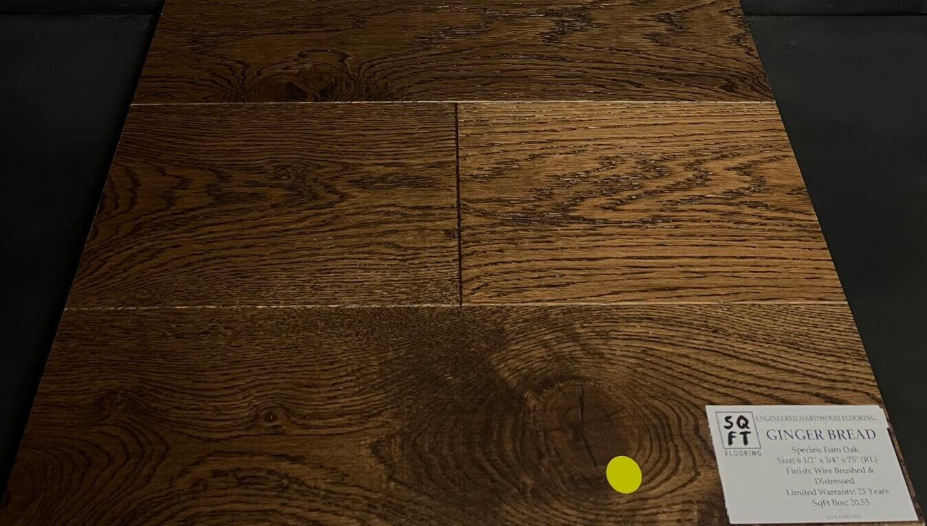 Ginger Bread Golden Choice White Oak Engineered Hardwood Flooring