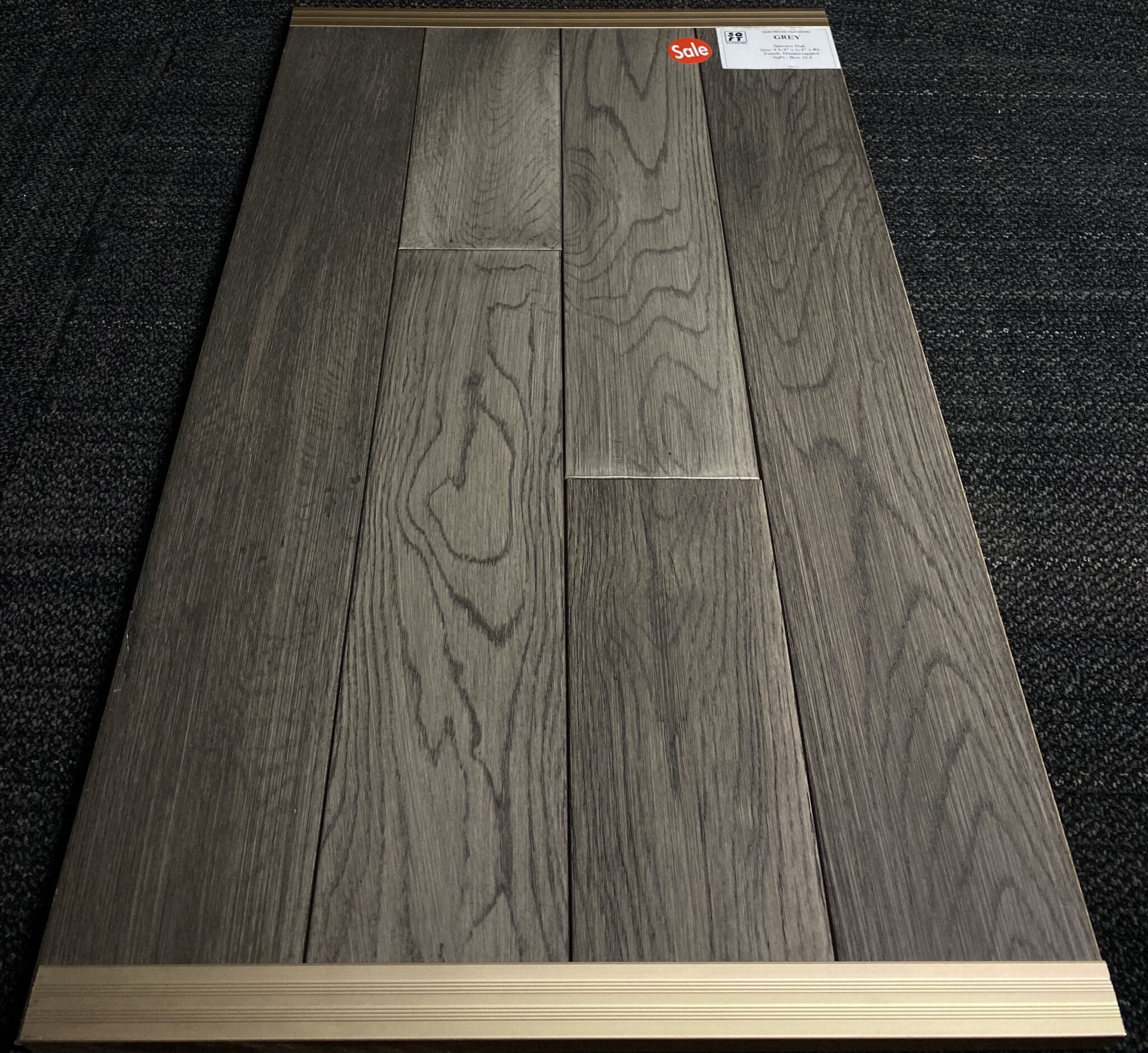 Grey Oak Solid Hardwood Flooring - 4 3/4" x 3/4" x RL
