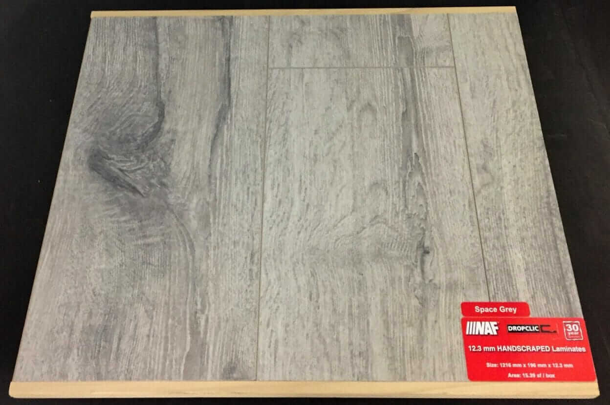 Space Grey 12.3mm NAF Laminate Flooring